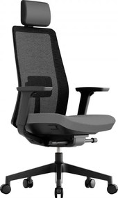 Office Pro Kancelářská ergonomická židle K10 — více barev Šedá