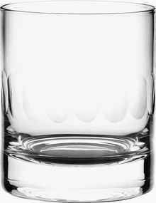 Sada ručně foukaných křišťálových sklenic na whisky Lens, 2 díly