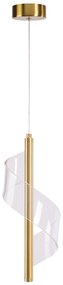 Toolight Toolight, LED stropní svítidlo 110cm, 3.6W, APP1550-CP, zlatá, OSW-05477