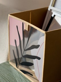 Sinsay - Skládací úložný box s rostlinným motivem - vícebarevná