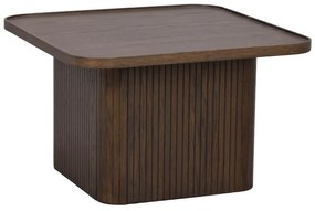 Hnědý dubový konferenční stolek ROWICO SULLIVAN 60 x 60 cm