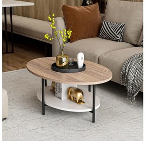 Asir Konferenční stolek ELIS 36x90 cm dub/bílá 506MNR1230