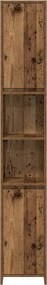 4dílná koupelnová sestava old wood kompozitní dřevo 3328555