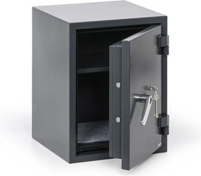 Ohnivzdorný nábytkový trezor s klíčovým zámkem, třída S2, 580 x 440 x 435 mm