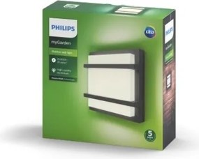 Nástěnné LED svítidlo Philips Petronia 17394/93/P3 12W 4000K neutrální bílá IP44