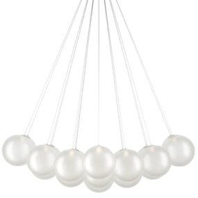 Lodes 22128 1330 Random Cloud 23 ø28, závěsné svítidlo LED 23 x 5W 3000K, bílé sklo, rozměr 172x139cm