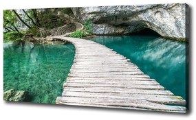 Wallmuralia Foto obraz na plátně do obýváku Plitvická jezera 100x50