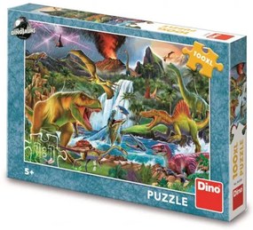 Dino Puzzle Boj dinosaurů 100XL