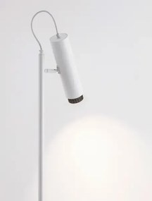 Designová stojací lampa Nessi Bílá
