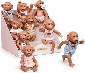 GUCA Opička Reborn 10305-5 / Celovinylové tělo / 25 cm / od 3 let