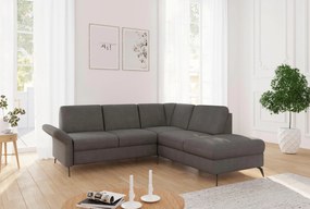 XXXLutz ROHOVÁ SEDAČKA, textil, barvy grafitu Sit & More - Sedací soupravy - 00014401617H