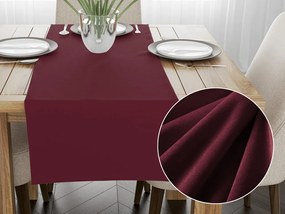 Biante Sametový běhoun na stůl Velvet Premium SVP-010 Tmavě vínový 35x140 cm