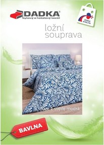 Bavlněné povlečení Iluze 2 světle modrá 140x200, 70x90 cm