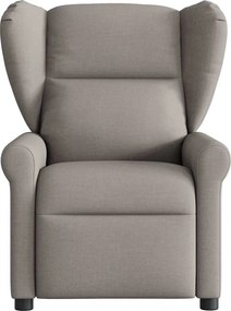 Elektrické masážní polohovací křeslo taupe textil 3303371