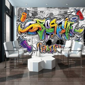 Fototapeta - Barevné Graffiti (254x184 cm)