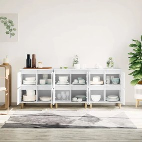 Příborníky 3 ks bílé 60 x 35 x 70 cm kompozitní dřevo 3185767