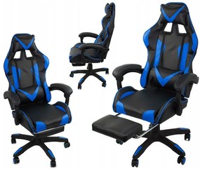 Verk Herní židle černá - modrá, 01460_N