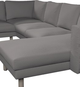 Potah na pohovku IKEA Norsborg rohová, 5-místná se šezlongem barva béžová látka pletený vzor