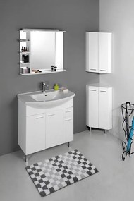 Aqualine Aqualine, ZOJA/KERAMIA FRESH skříňka rohová 35x78x35cm, bílá, 50321