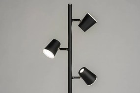 Stojací designová LED lampa se stmívačem Ferranta Black
