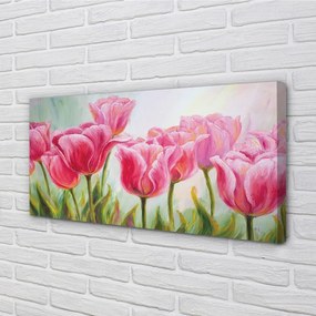 Obrazy na plátně tulipány obrázek 120x60 cm