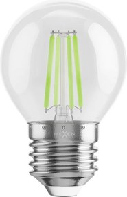 Mexen Vintis, LED filamentová žárovka E27, G45, 4W, zelená, čirá, L156-E27-04XX-46
