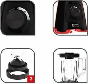 Tefal Blendforce 2 BL420838 černý / Stolní mixér / 600 W / 2 l / 2 ryc