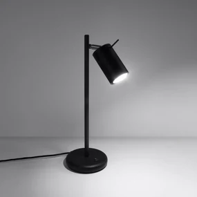 Stolní lampa Ring, 1x černé kovové stínítko