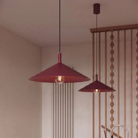 Sollux Lighting Závěsné svítidlo NOX 40 bordó