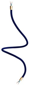 creative cables Creative flex - ohebná trubice potažena tmavě modrou textilií RM20 Délka: 90 cm, Barva komponentu: Matná bronz