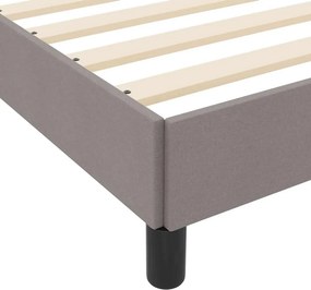 Postel s boxspringem Taupe 200 x 200 cm textil 3398518