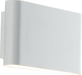 FAN LED-W-GAMMA/10W Venkovní nástěnné svítidlo LED GAMMA bílá hliník 2x5W 1100lm CCT IP54 9x17x4 cm - FANEUROPE