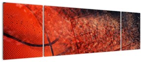 Obraz - Basketbalový míč (170x50 cm)