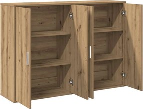 Servírovací skříň 2 ks Artisanový dub 60 x 31 x 84 cm 3334303