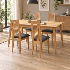 Stima Stůl Y-25 HICKORY 140x80 cm dub hickory přírodní h3730
