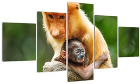 Obraz opic (125x70 cm)