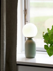 Nordlux Notti  , stolní lampa kov, sklo IP20 Varianta: černá, opálové sklo