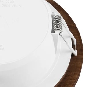 LED Podhledové svítidlo WOODY SPOT LED/12,5W/230V 3000K třešeň pr. 16 cm