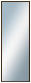 DANTIK - Zarámované zrcadlo - rozměr s rámem cca 50x140 cm z lišty Hliník hnědá | P269-211 (7269211)
