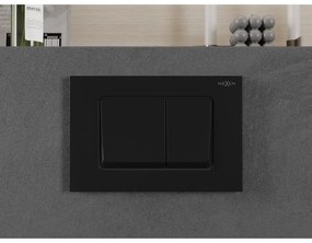 Mexen Fenix ​​Air 10 XS, pneumatické dvojité tlačítko pro splachování, černá matná, 6A1003