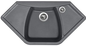 Set Sinks NAIKY 980 Titanium + baterie Sinks MIX WINDOW W chrom