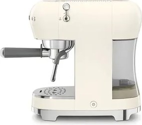 SMEG ECF01 krémová / Pákový kávovar