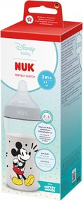 Kojenecká láhev NUK Perfect Match s kontrolou teploty Disney Mickey 260 ml grey