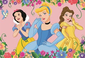 DINO Puzzle Disney Rozkvetlé Princezny 48 dílků 26x18cm skládačka v krabici dn371330