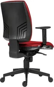 Powerton ERGO Hana červená / Kancelářské ergonomické křeslo / synchron