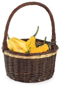 Dárkový koš proutěný kulatý Placer VI. průměr 28 x v.15(cm)poslední kus skladem
