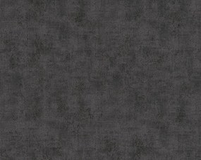 Vliesová tapeta černá, UNI jednobarevná, štuk, omítka 374171 / Tapety na zeď 37417-1 New Studio 2.0 (0,53 x 10,05 m) A.S.Création