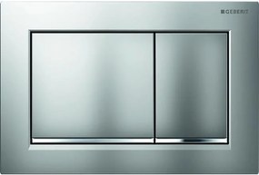 Geberit Omega30 - Ovládací tlačítko splachování, easy to clean, matný chrom/lesklý chrom 115.080.JQ.1