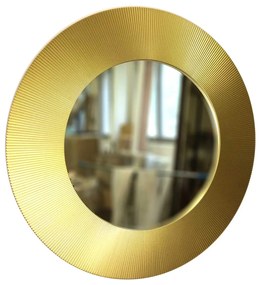 Amadeus Kulaté zrcadlo SLUNCE 90cm Zlatá barva