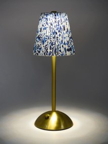 Sinsay - Stolní lampa se vzorovaným stínidlem - zlatá